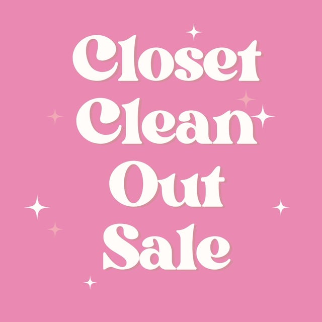 Closet Clean Out Sale